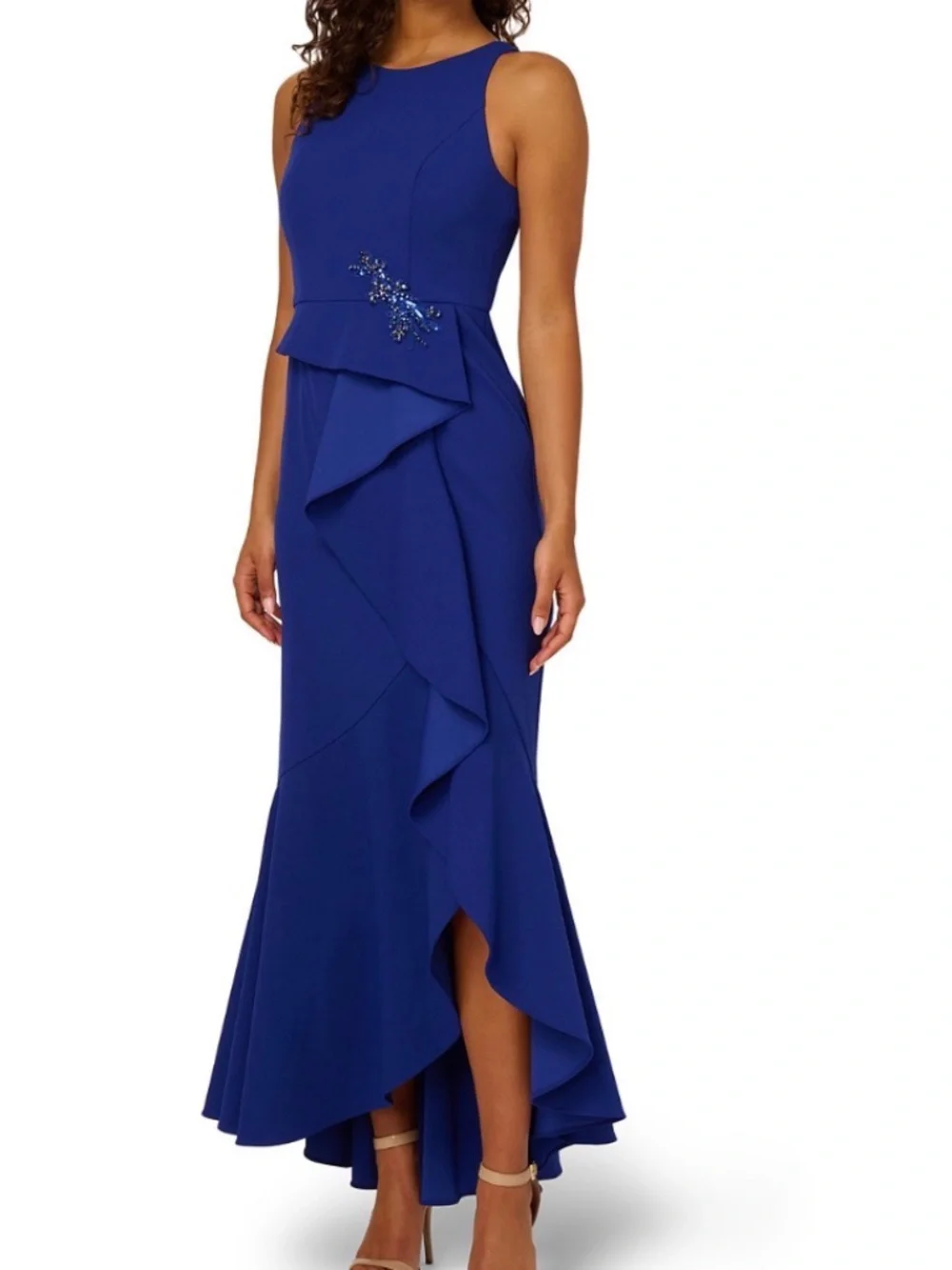 Adrianna Papell | Dresses | Adrianna Papell Cascading Gown | Poshmark